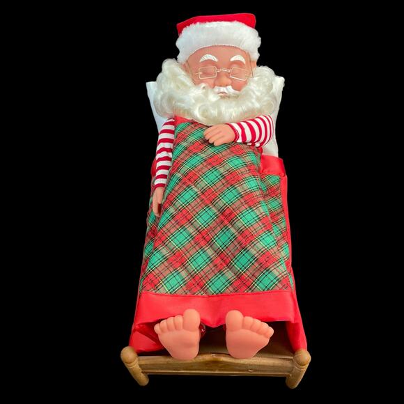 Gemmy | Holiday | Vintage Gemmy Snoring Santa Christmas 993 W Box Not ...